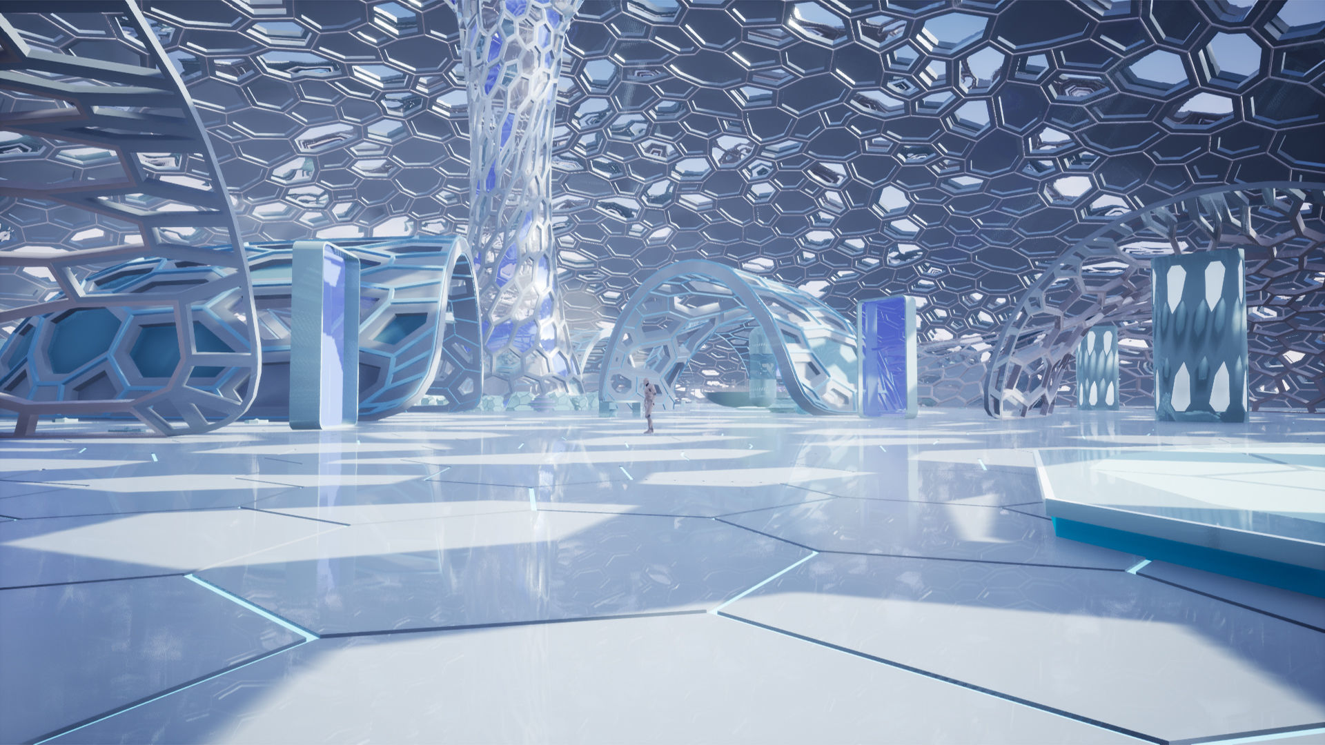 Concept Exhibition Hall 3D model | CGTrader