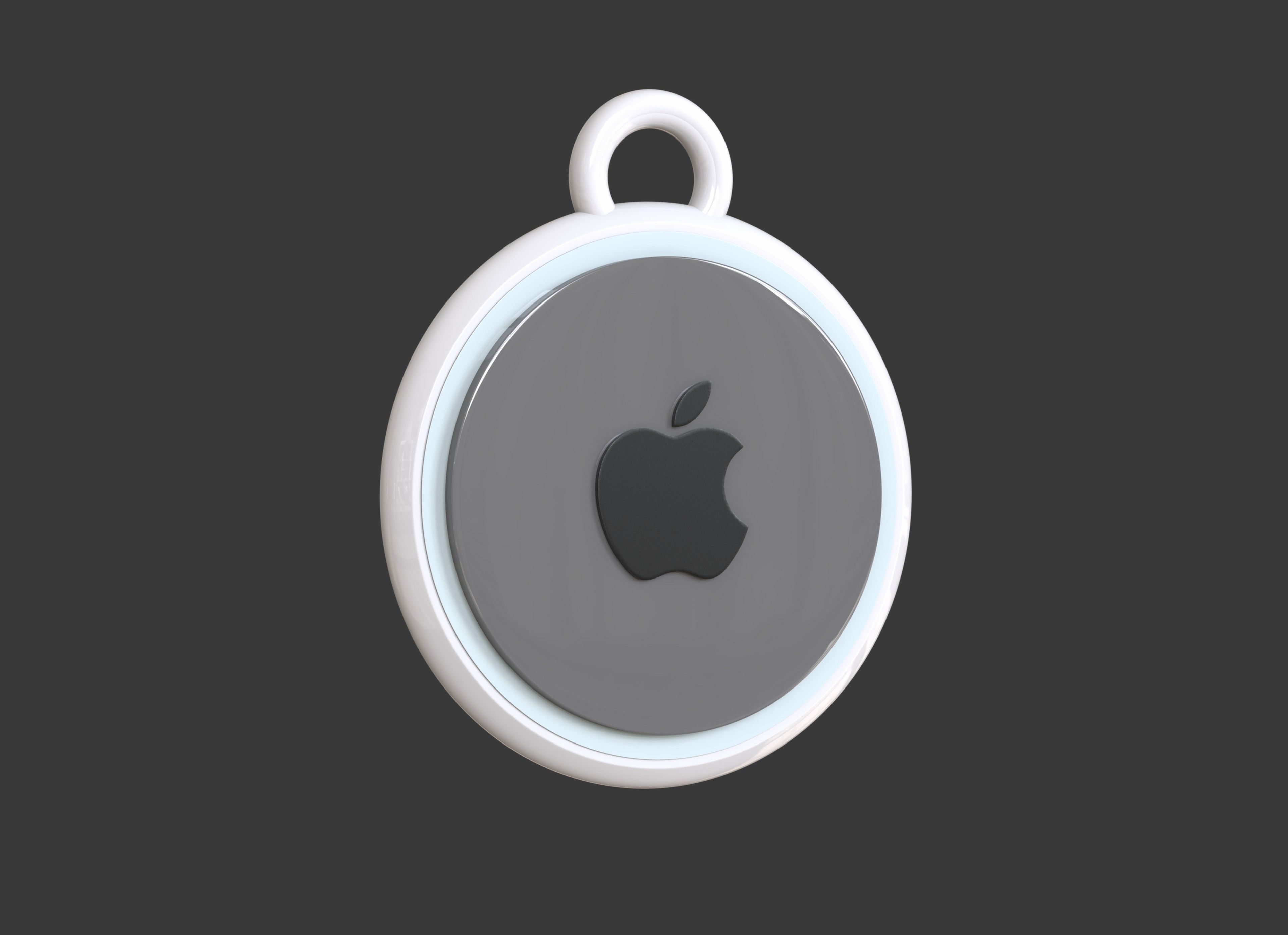 Apple Air Tag Keychain 3D model 3D printable | CGTrader