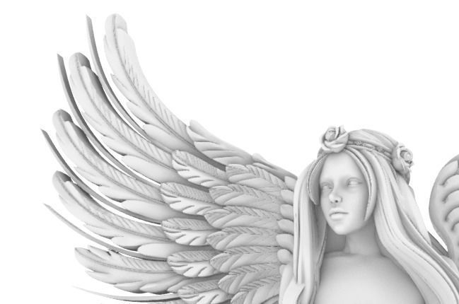 Angel fun art model 3D model 3D printable | CGTrader