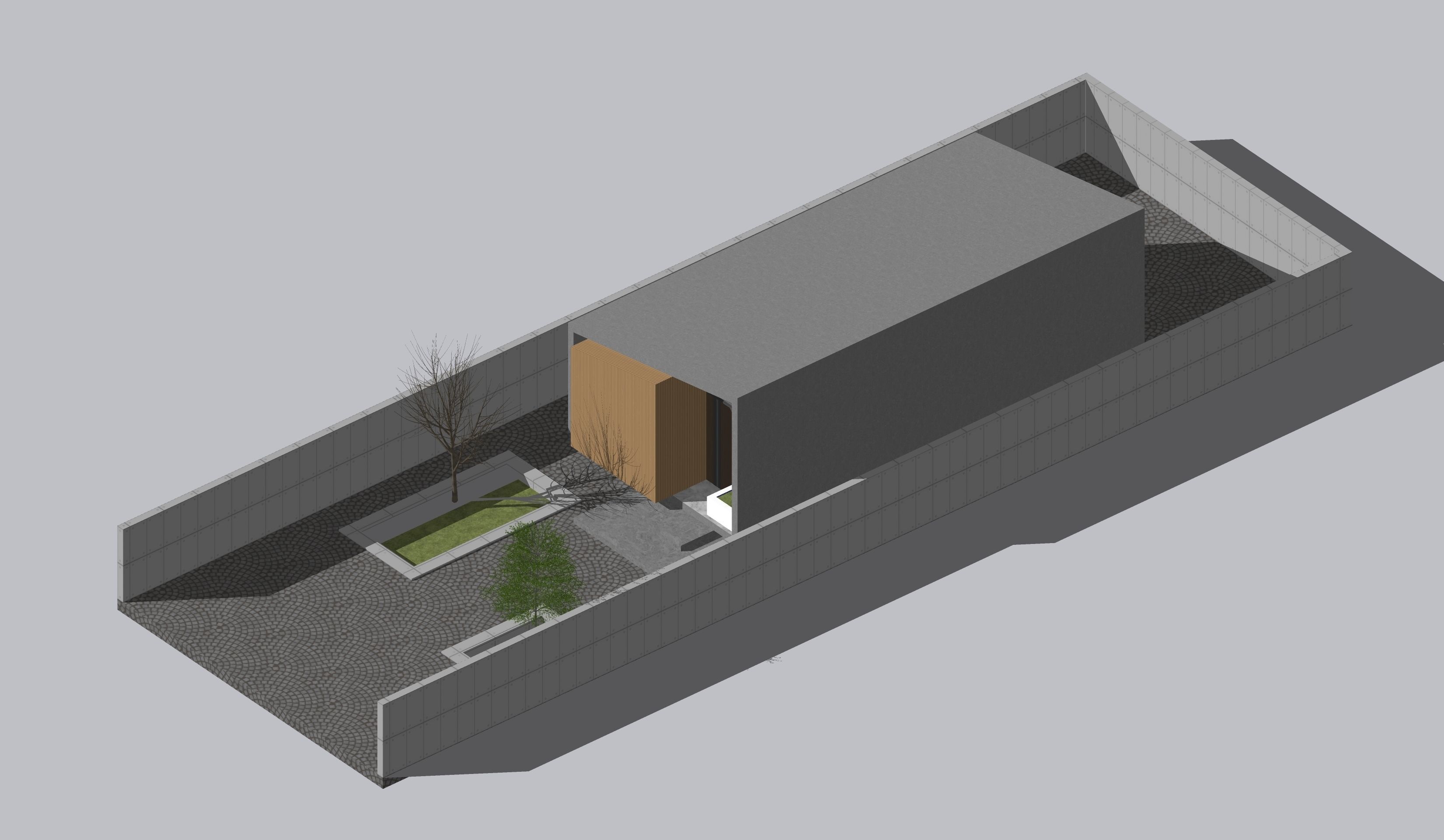 Modern simple house design 1 3D model | CGTrader