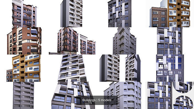 Buildings 3D Model Collection | CGTrader