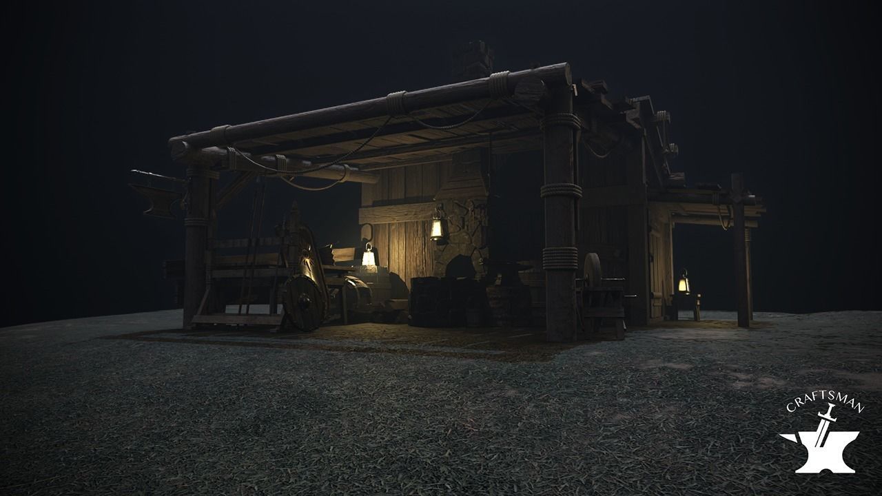 Medieval Forge Pack 3D Model Collection | CGTrader