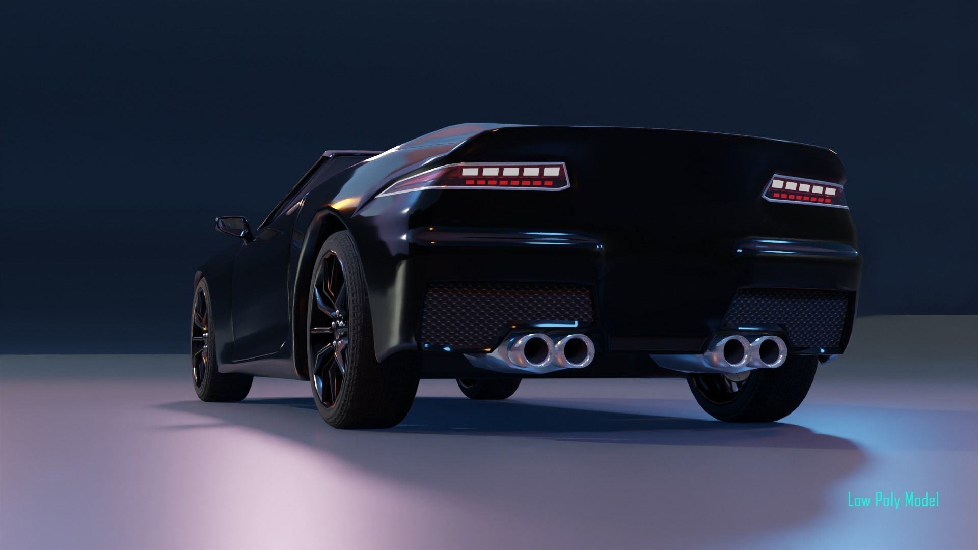 3D model Roofless Car VR / AR / low-poly | CGTrader