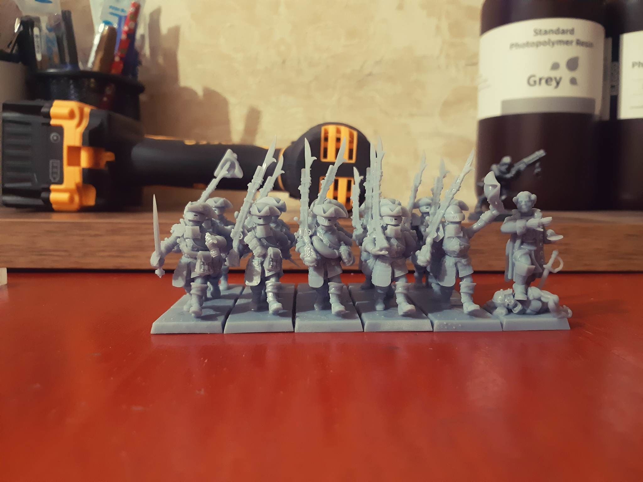Modular Reikland Line Infantry 3D model 3D printable | CGTrader
