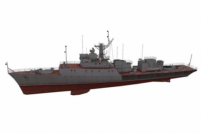 3D model Grisha-class corvette VR / AR / low-poly | CGTrader