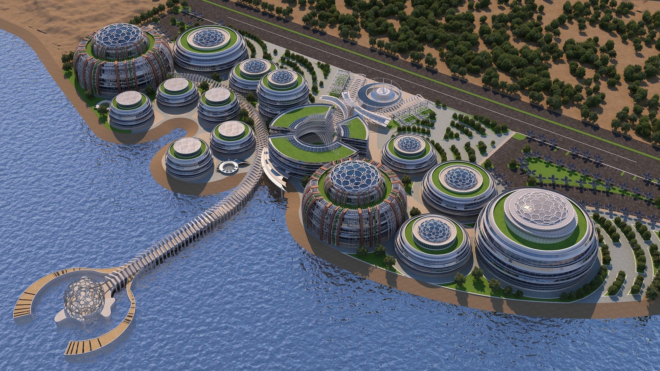 0178 - Business Park Architecture 3D Project - 2D Drawings 3D model ...