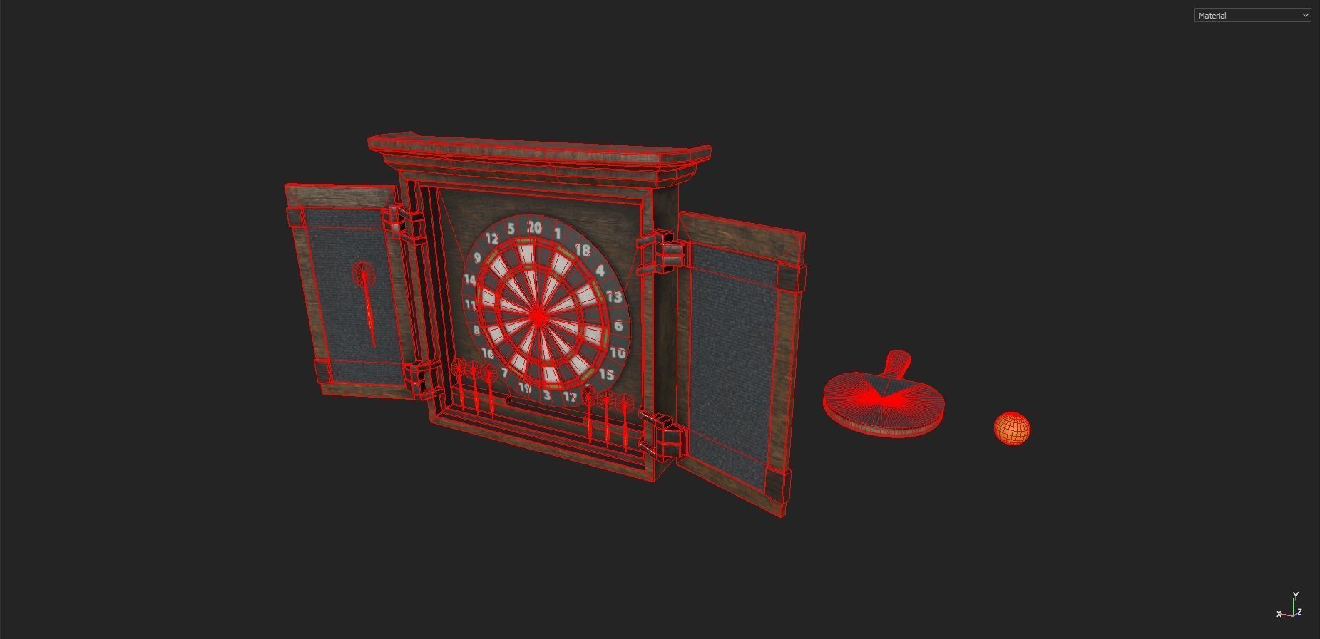 3D model Bar Games Pack VR / AR / low-poly | CGTrader