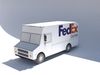 3D model FedEx van lowpoly VR / AR / low-poly | CGTrader