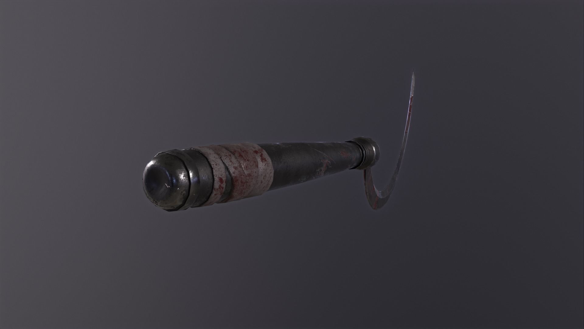 medieval metal sickle weapon free VR / AR / low-poly 3D model | CGTrader