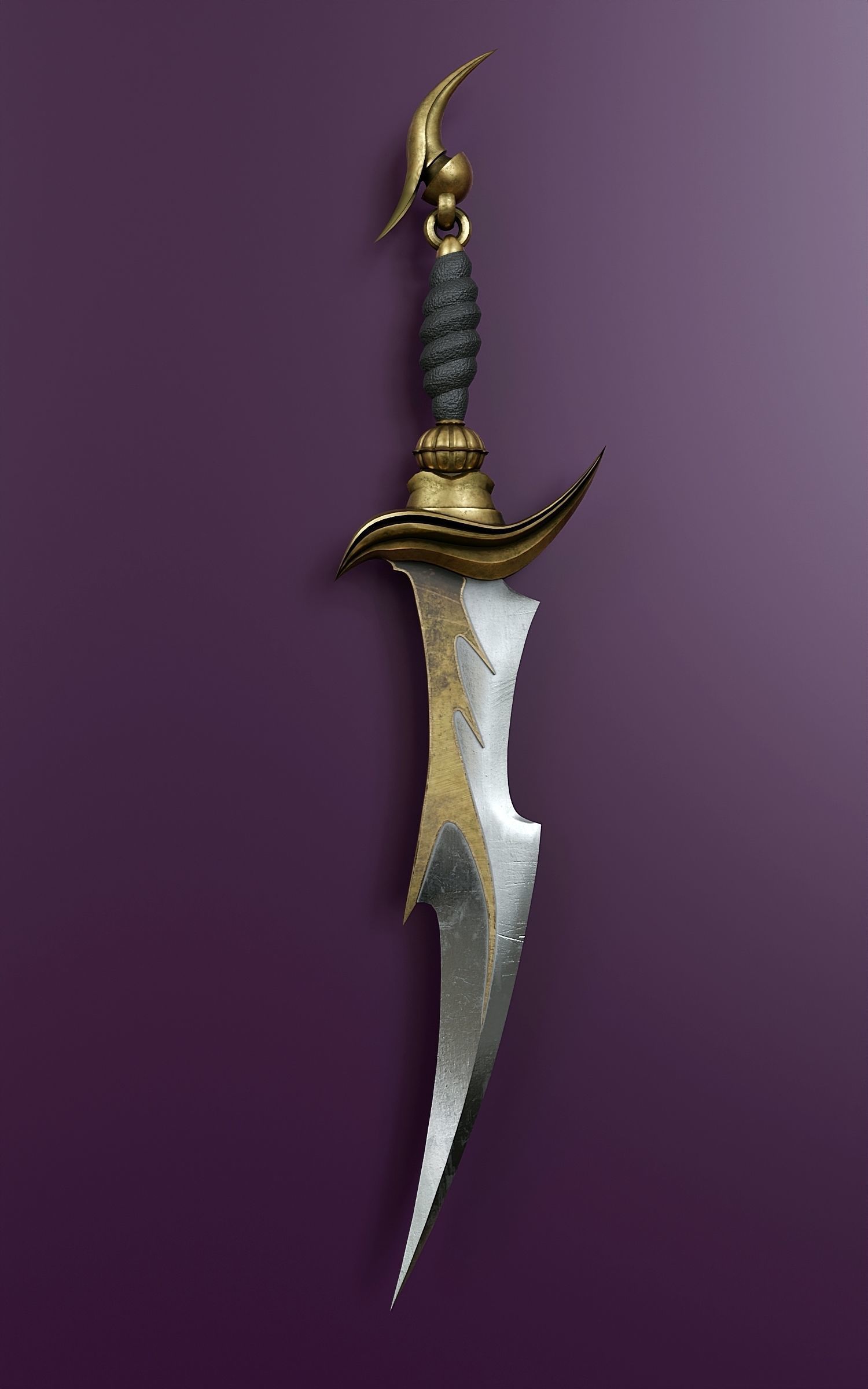 Fantasy Dagger Set 33 3D model | CGTrader