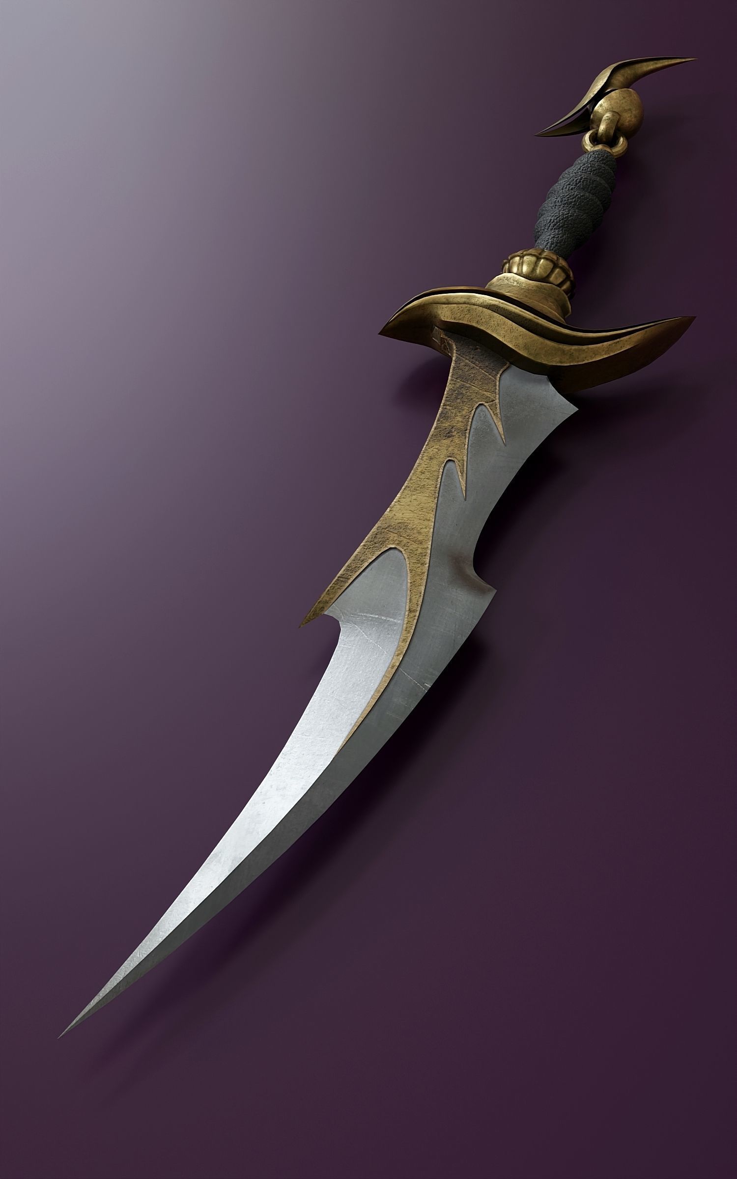 Fantasy Dagger Set 33 3D model | CGTrader