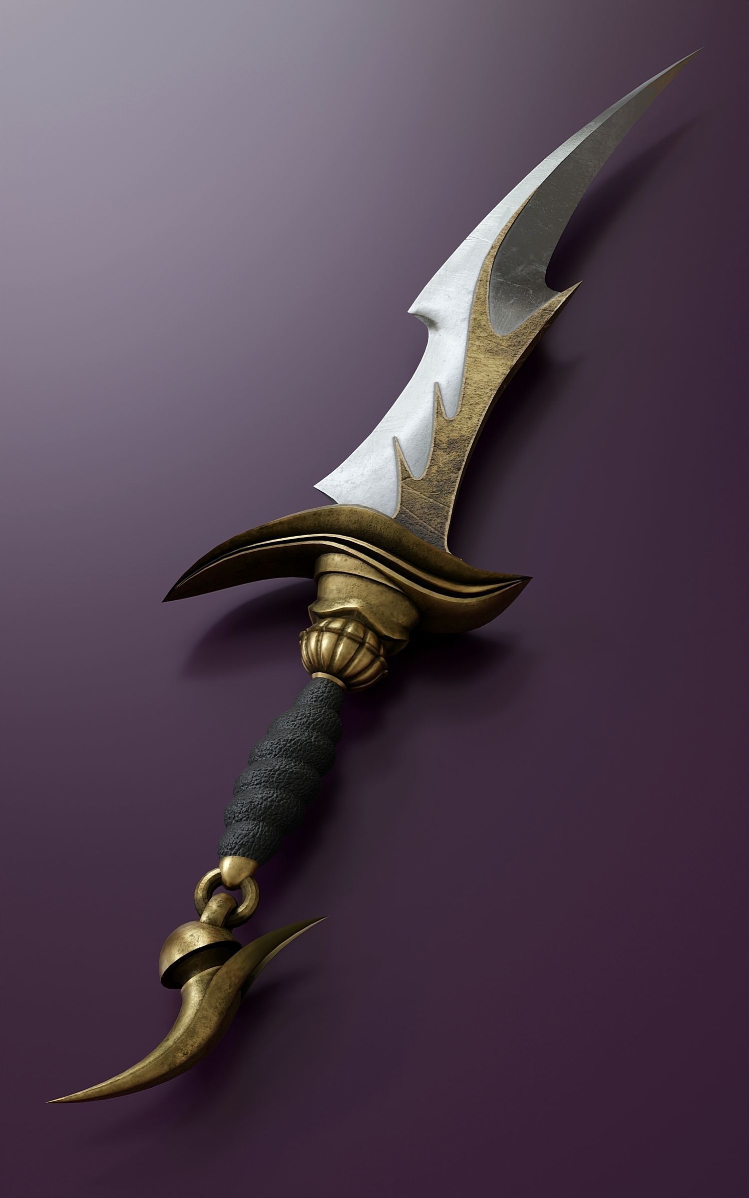 Fantasy Dagger Set 33 3D model | CGTrader
