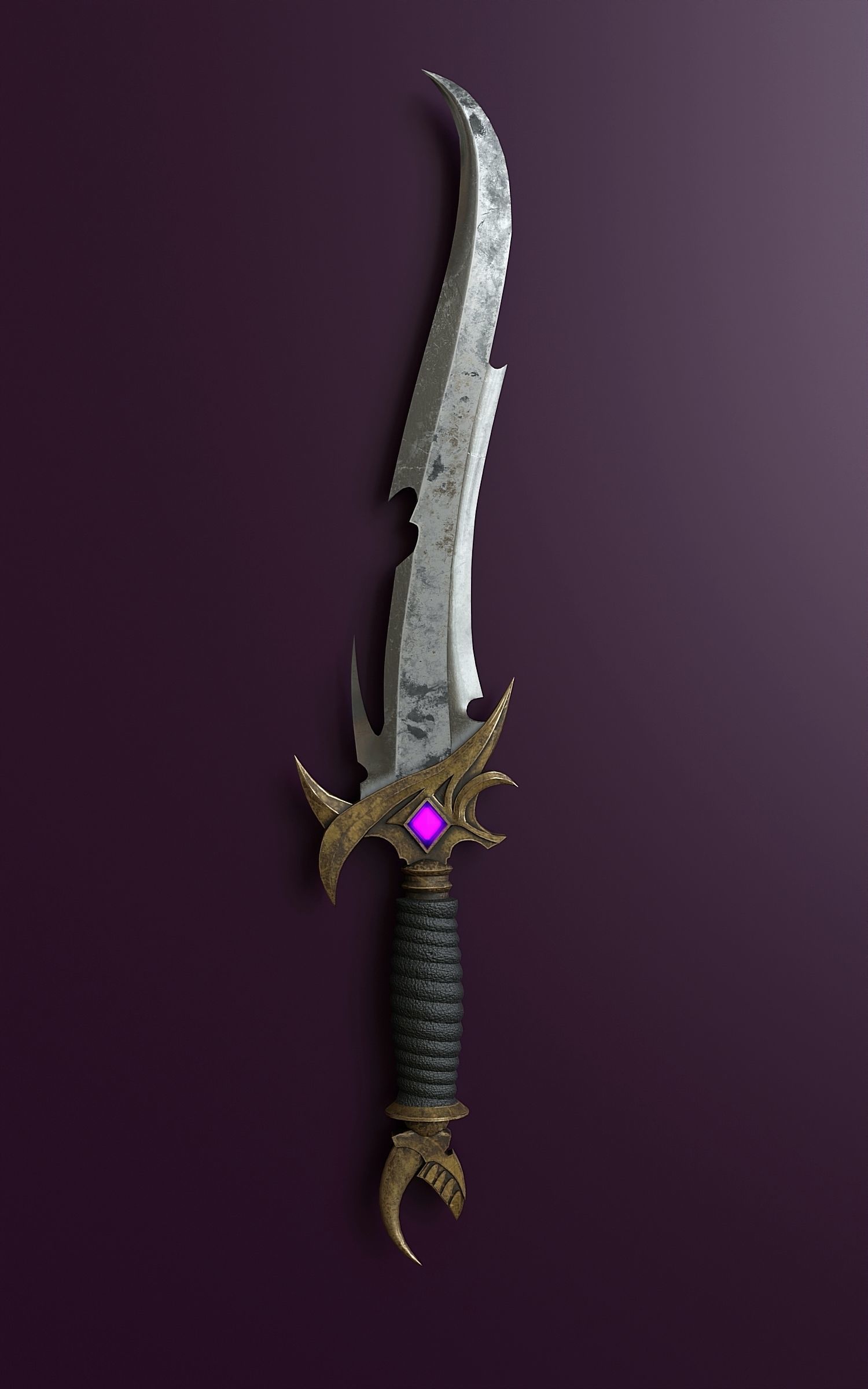 Fantasy Dagger Set 33 3D model | CGTrader