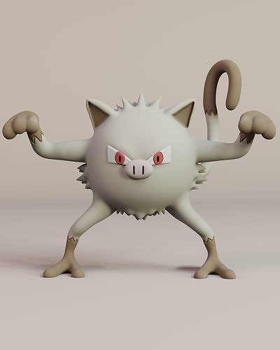 Mankey 3D model 3D printable | CGTrader