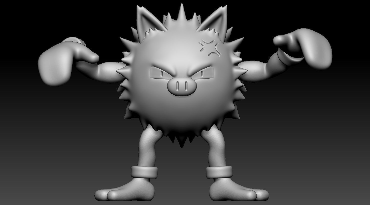 Mankey Evolution Line 3D model 3D printable | CGTrader