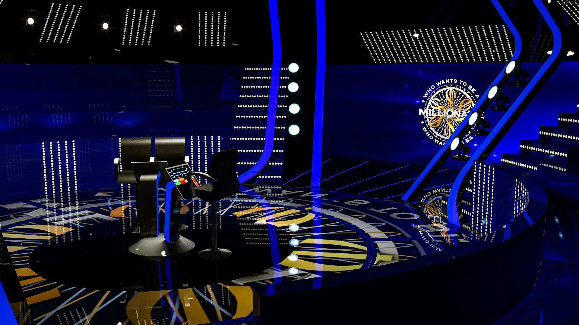 Millionaire Tv show 3D model | CGTrader