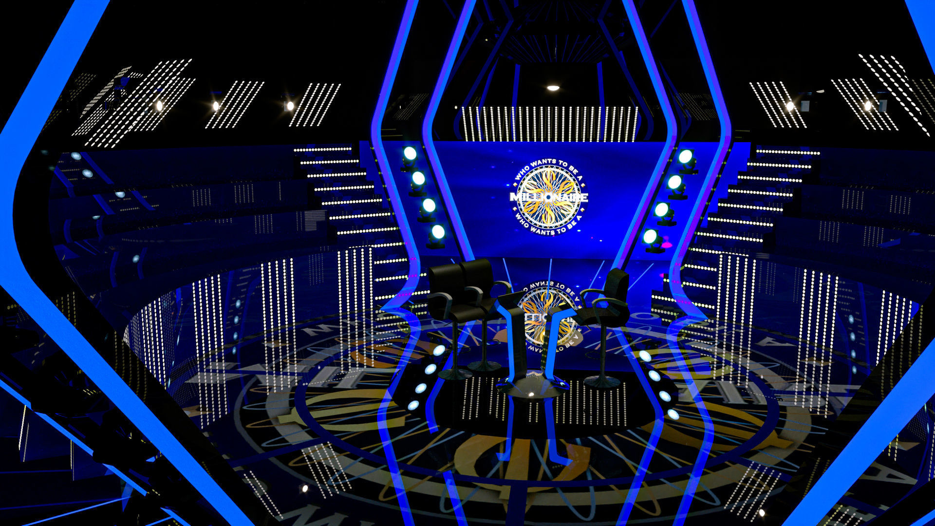 Millionaire Tv show 3D model | CGTrader