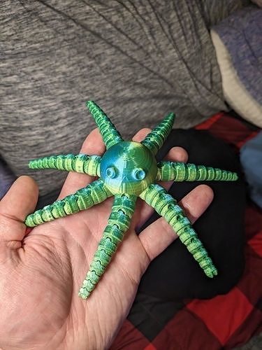 ARTICULATED SENTINAL OCTOPUS 360 TURNABLE BALL JOINT LEGS 3D model 3D ...