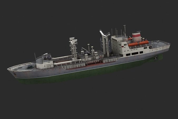 3D model Dubna-tanker VR / AR / low-poly | CGTrader