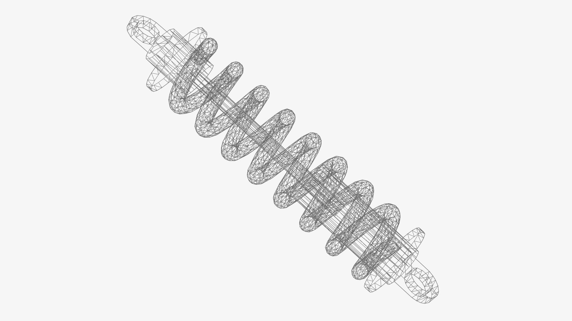 3D model Coil Spring Suspension VR / AR / low-poly | CGTrader
