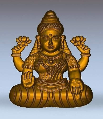 LAKSHIMI DEVI 3D model 3D printable | CGTrader