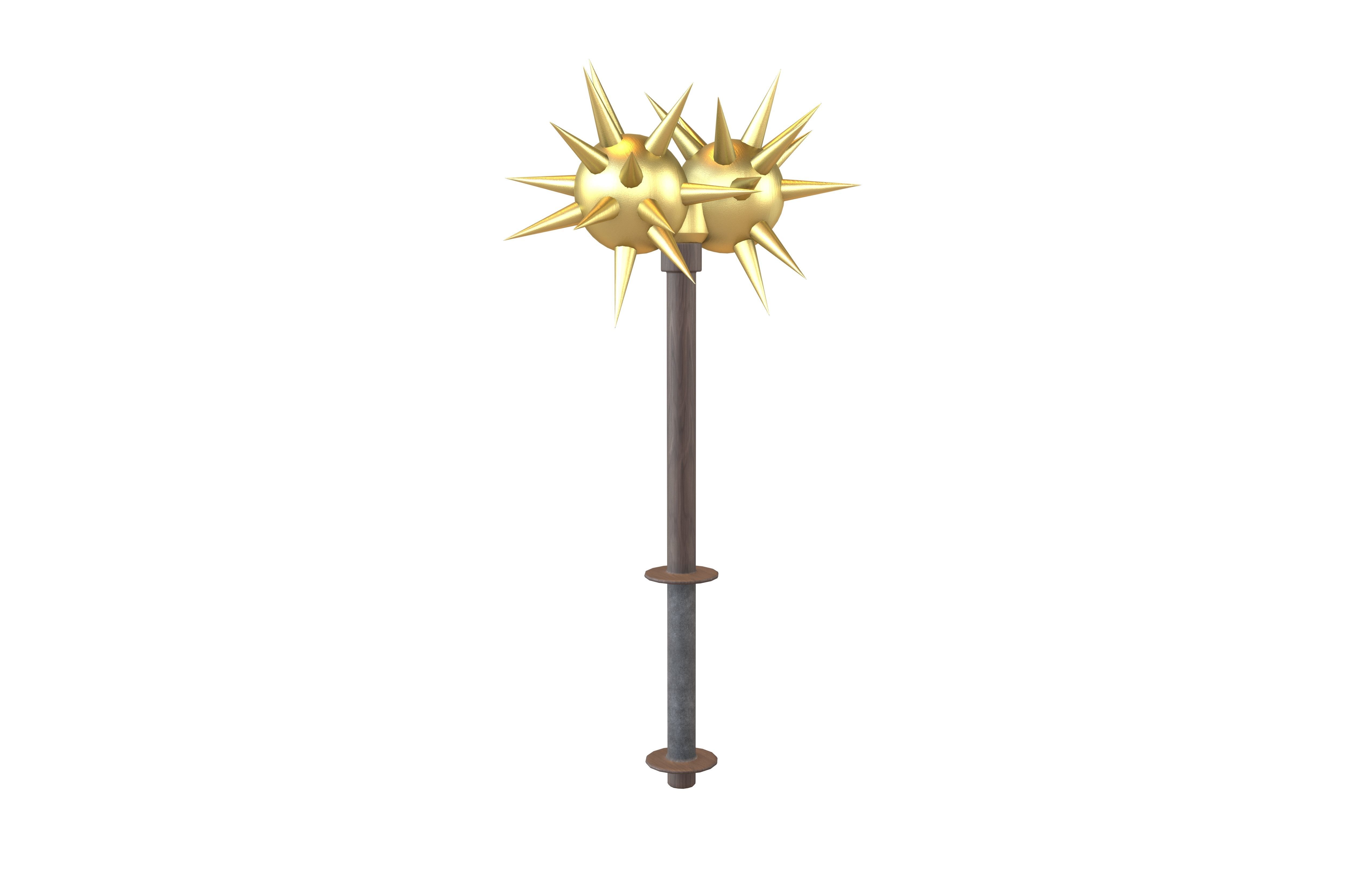 3D model Morning Star Weapon v2 007 VR / AR / low-poly | CGTrader