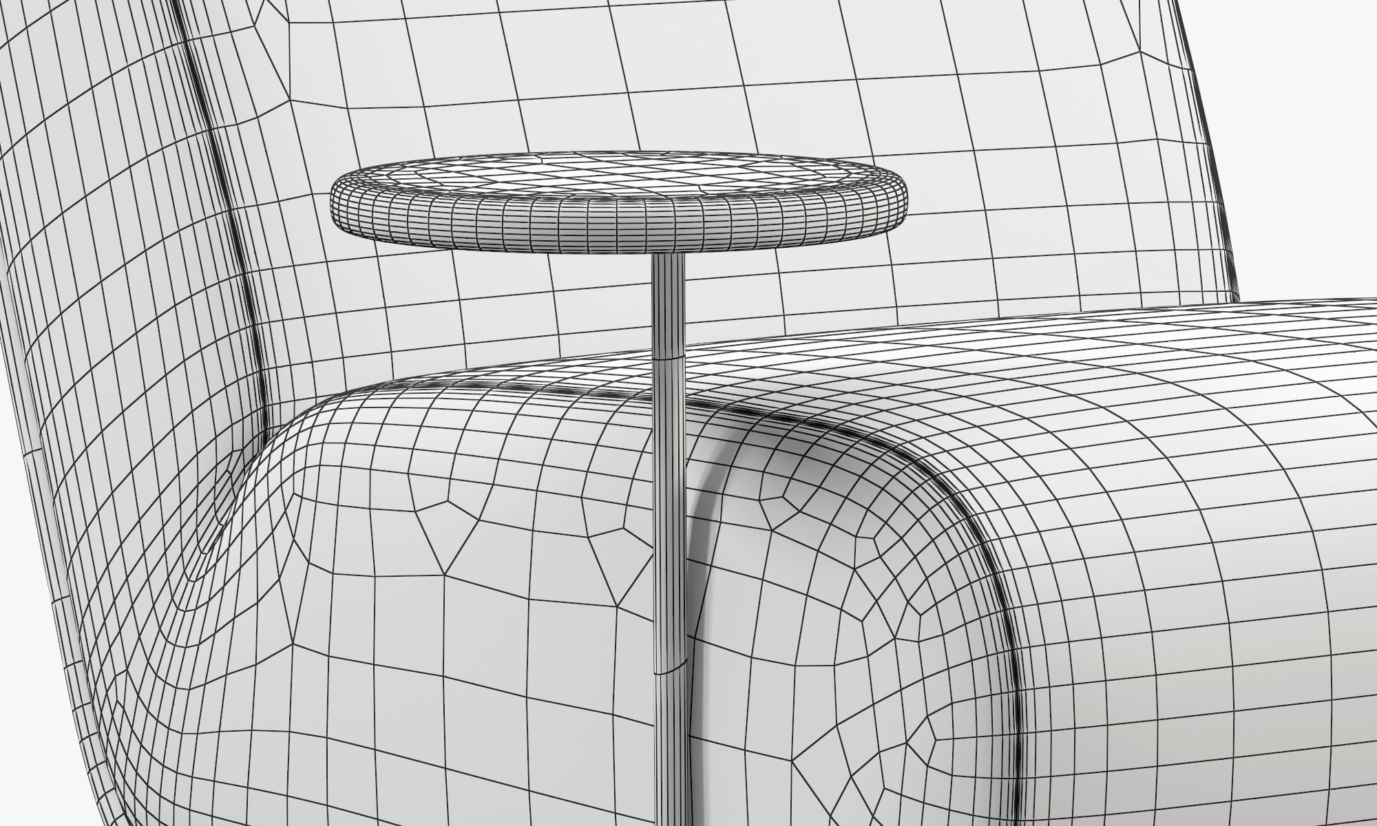 Joybird Hemingway swivel chair 3D model | CGTrader