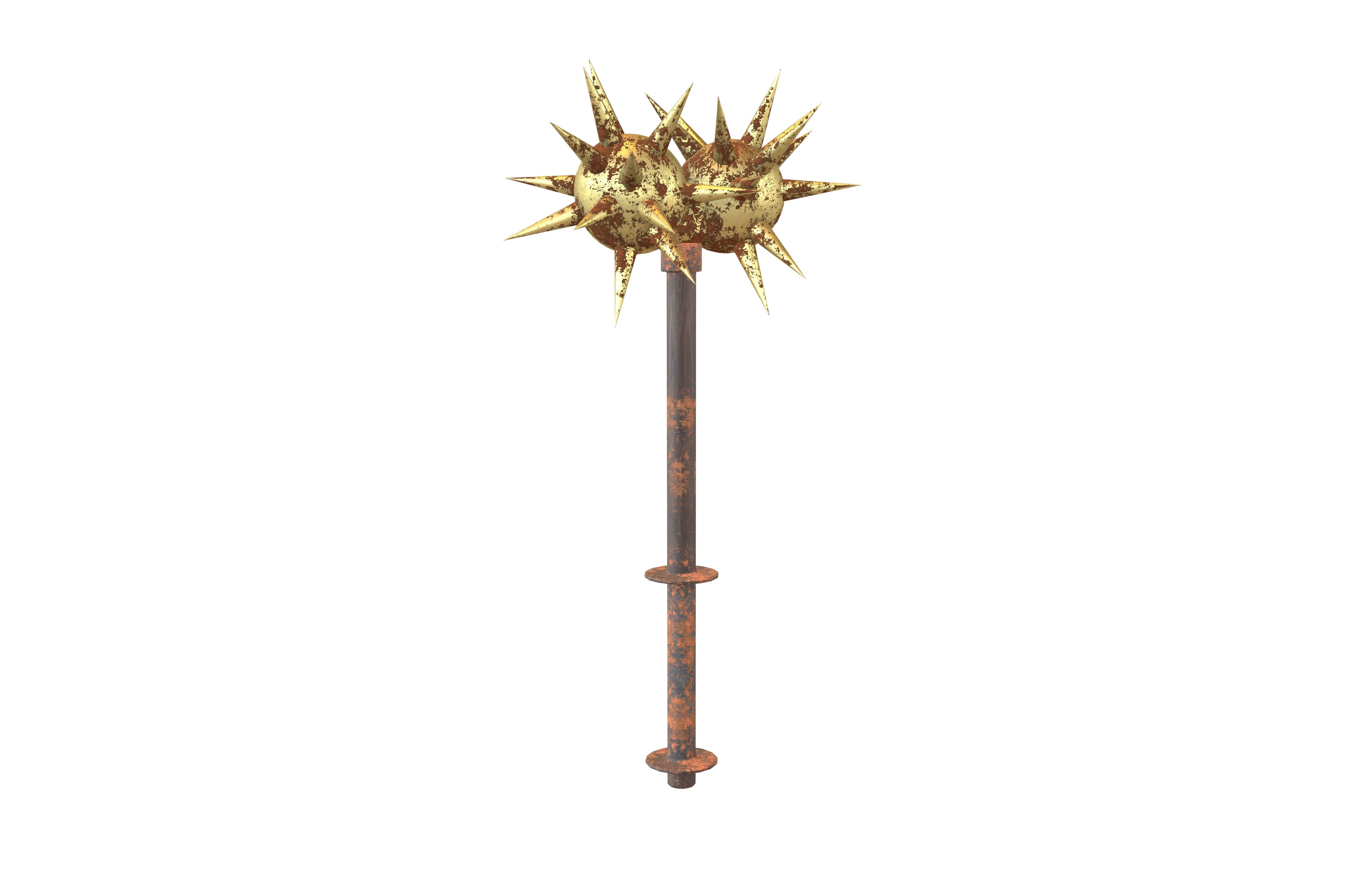 3D model Morning Star Weapon v2 014 VR / AR / low-poly | CGTrader