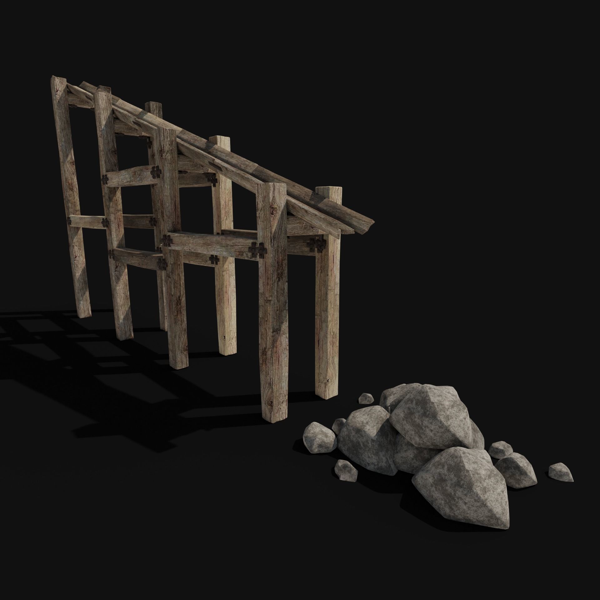 3D model QUARRY MINE MACHINES CONSTRUCTION TOOL MACHINERY COLLECTION VR ...