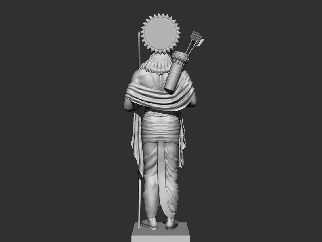 Lord Rama 3D model 3D printable | CGTrader