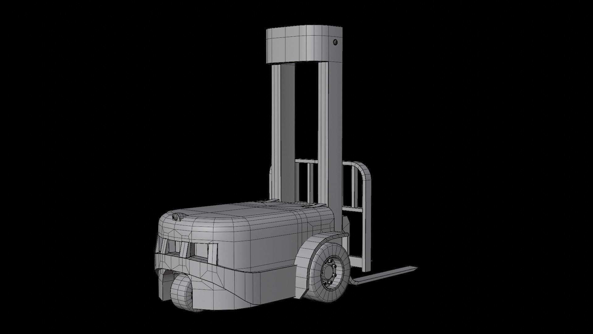 3D model Robot Forklift VR / AR / low-poly | CGTrader