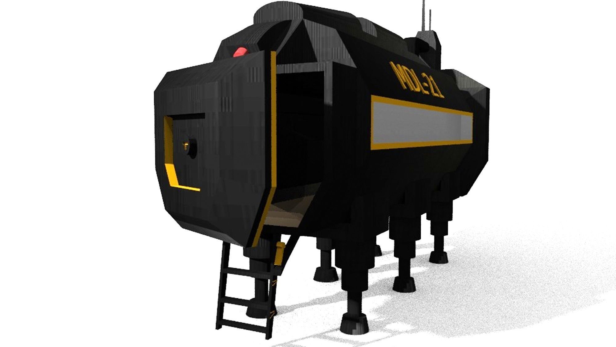 3D model cryo capsule module life station VR / AR / low-poly | CGTrader
