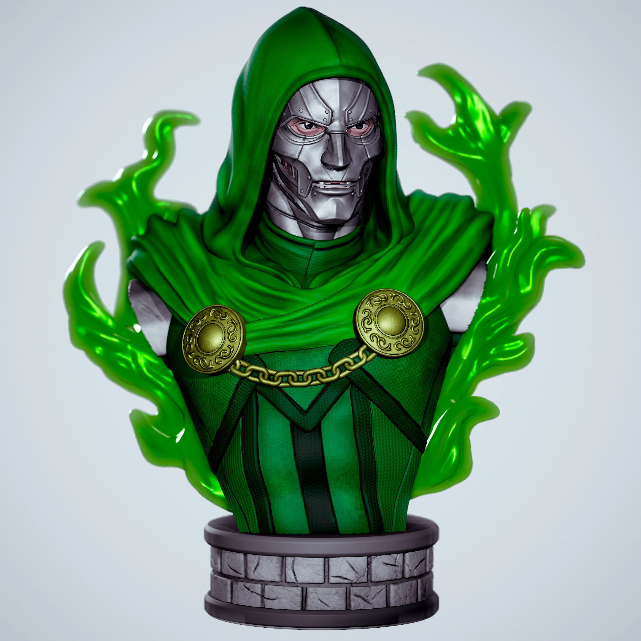 DOCTOR DOOM - STL 3D model 3D printable | CGTrader