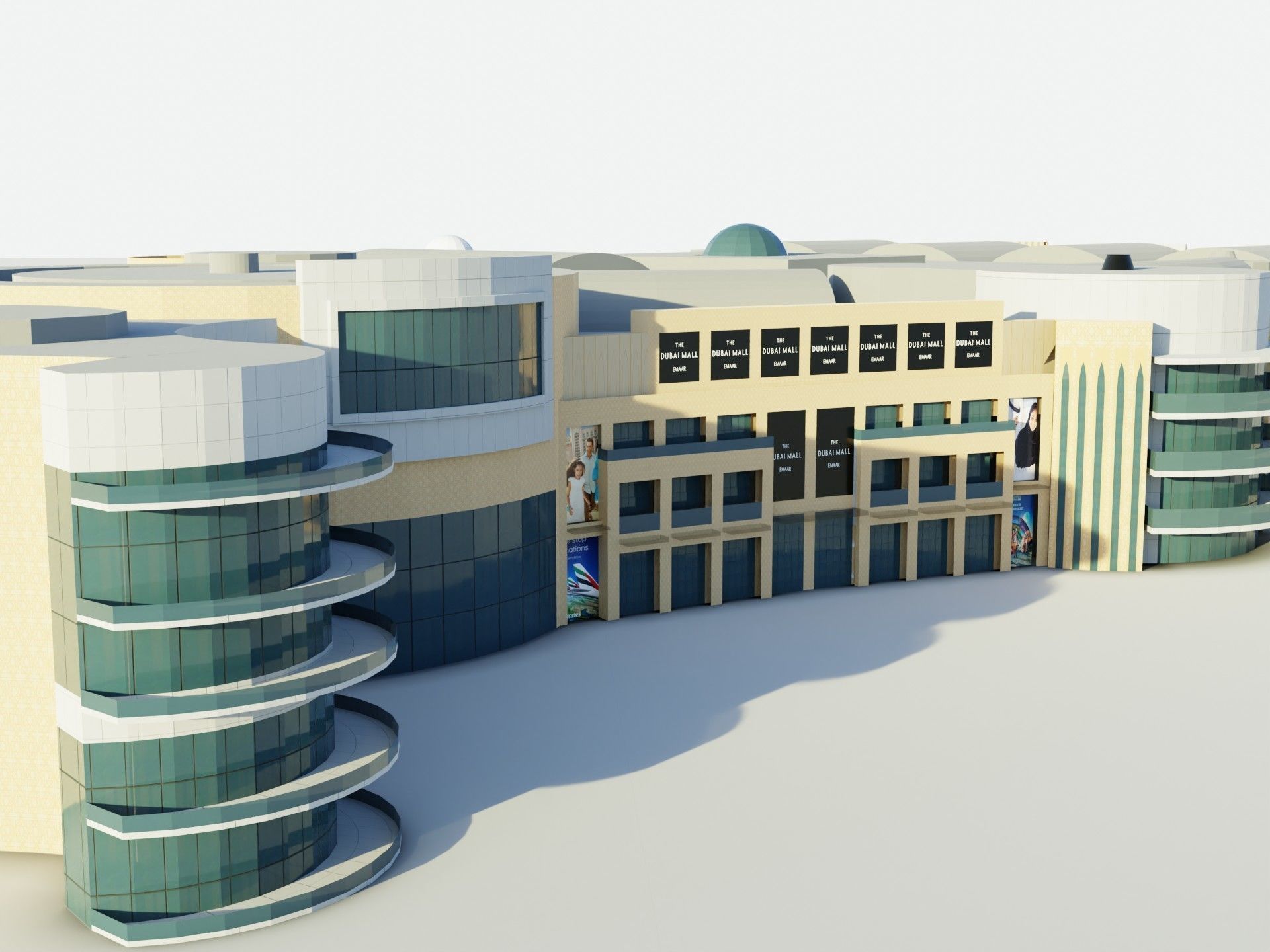 Dubai mall 3D model | CGTrader