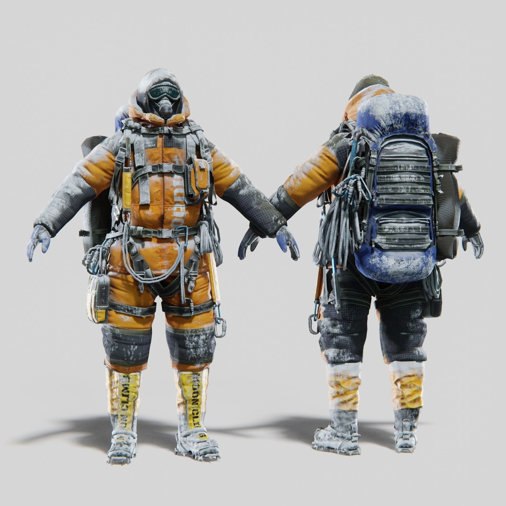 3D model Explorer Mountain Climber Rigged VR / AR / low-poly | CGTrader