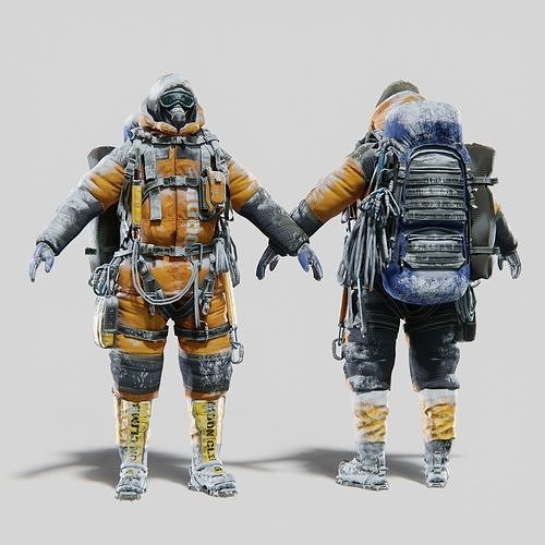 3D model Explorer Mountain Climber Rigged VR / AR / low-poly | CGTrader