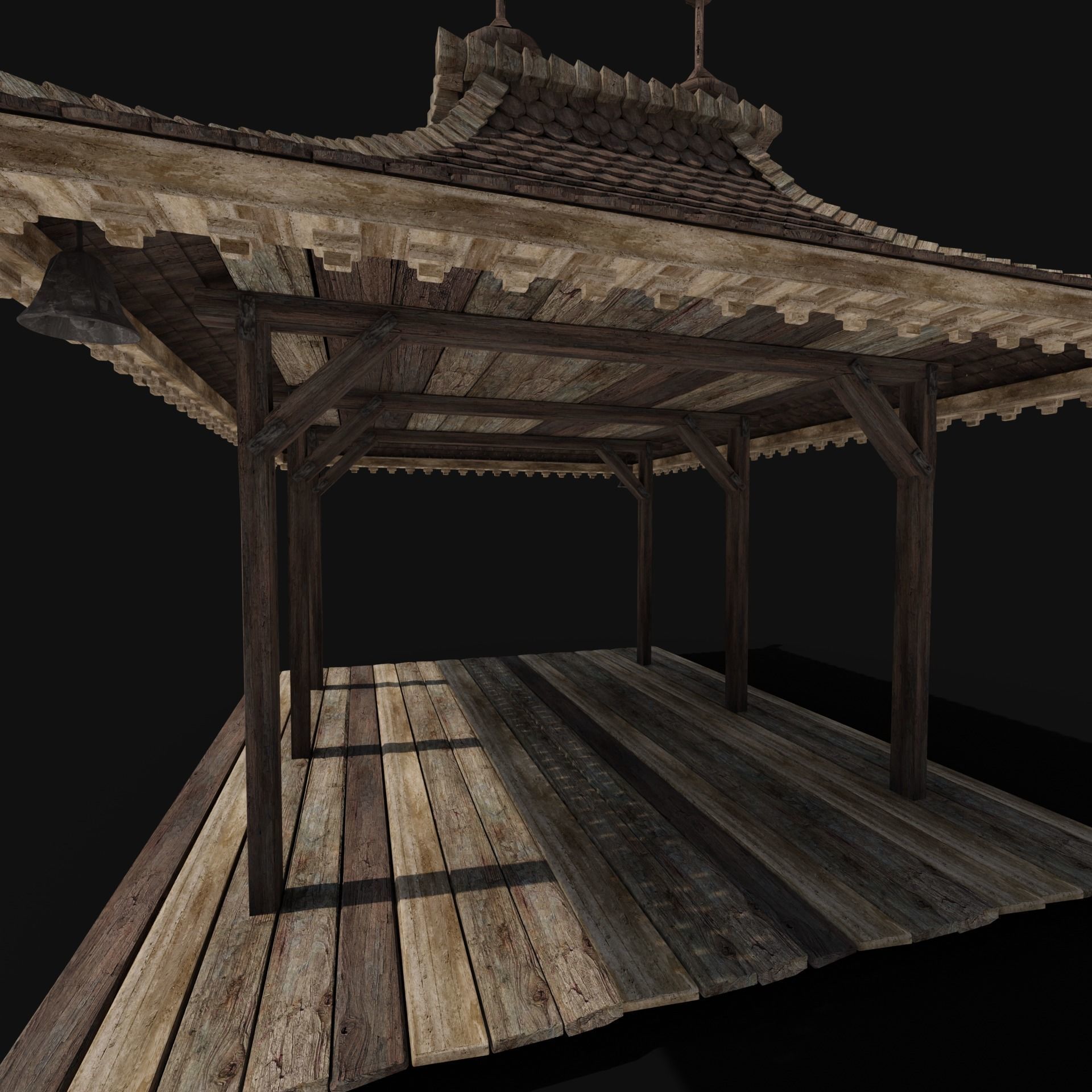 3D model FEUDAL JAPAN CHINESE HOUSE DOJO HUT SAMURAI NINJA COLLECTION ...