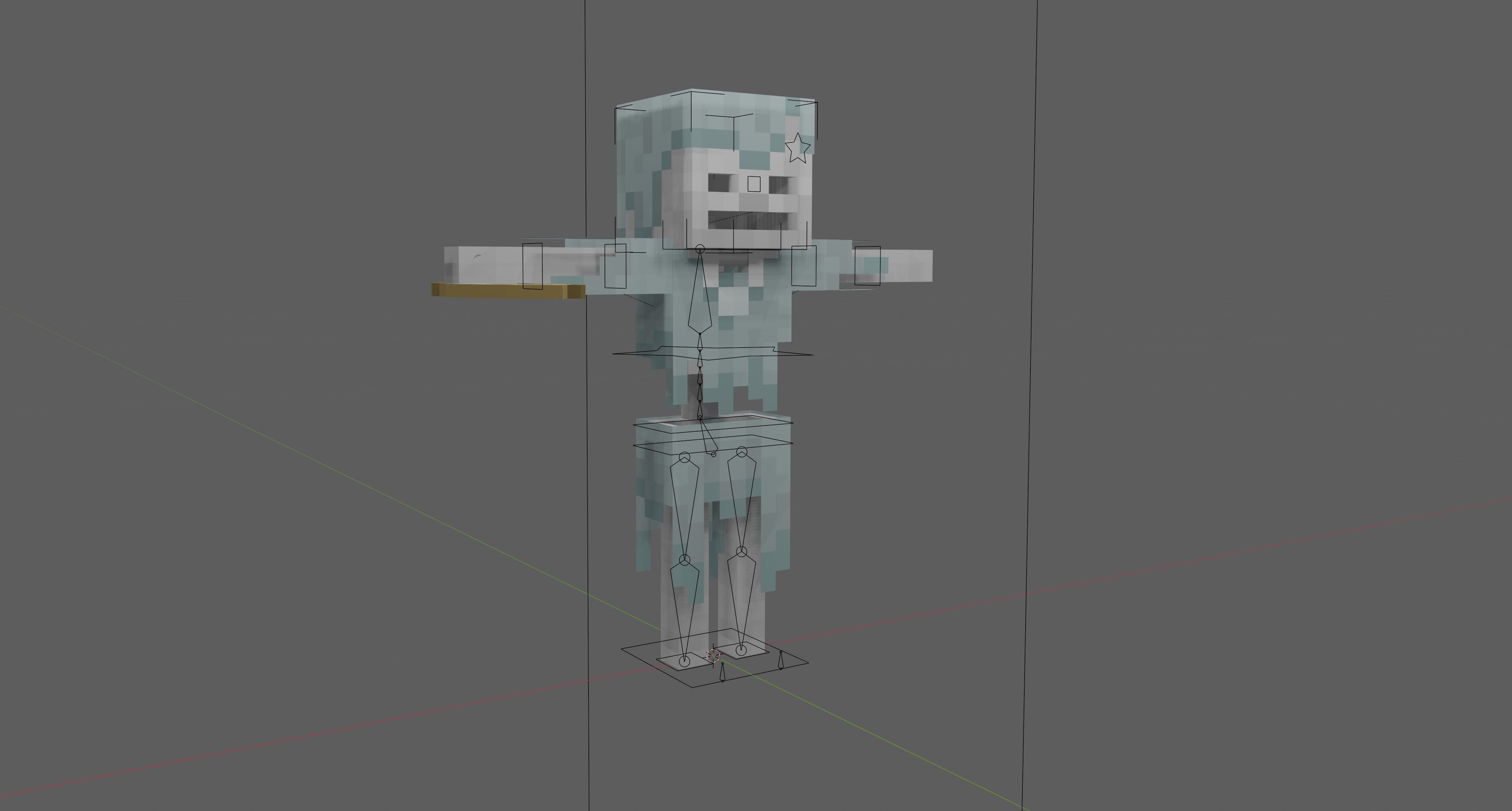 3D model Minecraft Stray VR / AR / low-poly | CGTrader