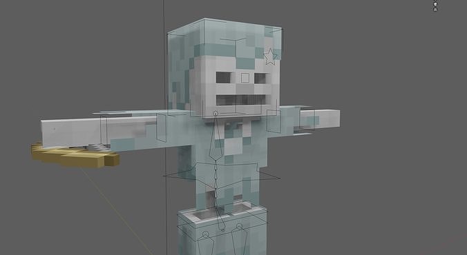 3D model Minecraft Stray VR / AR / low-poly | CGTrader
