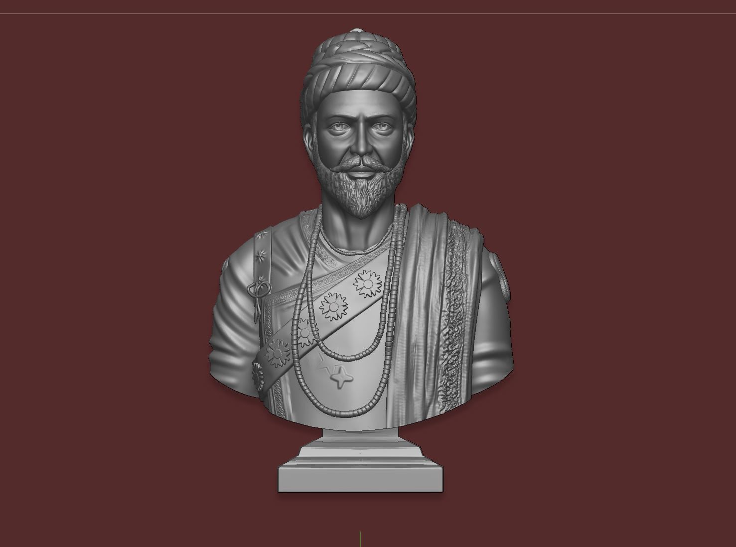 Shivaji maharaj 3D model 3D printable | CGTrader