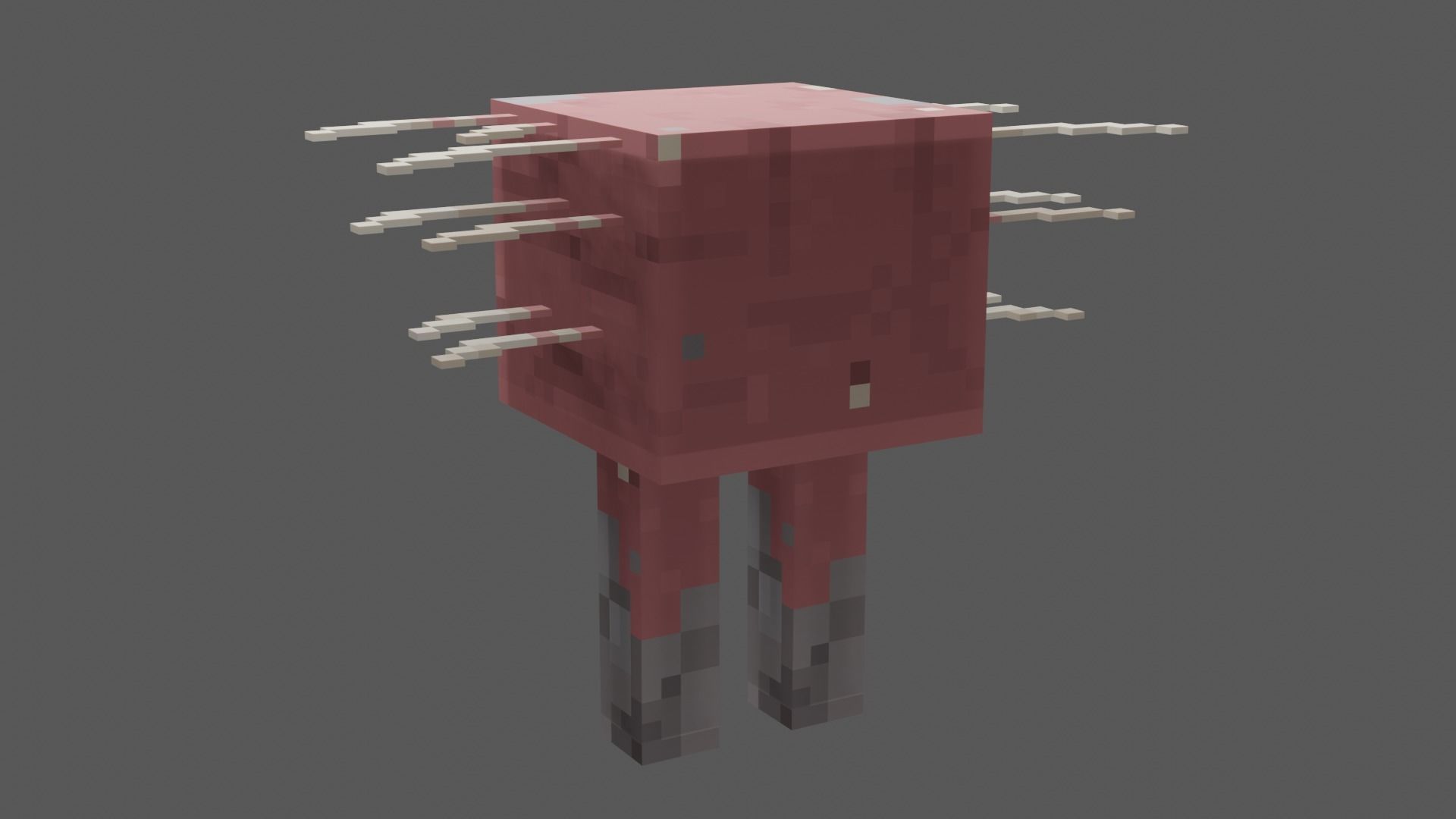 3D model Minecraft Strider VR / AR / low-poly | CGTrader