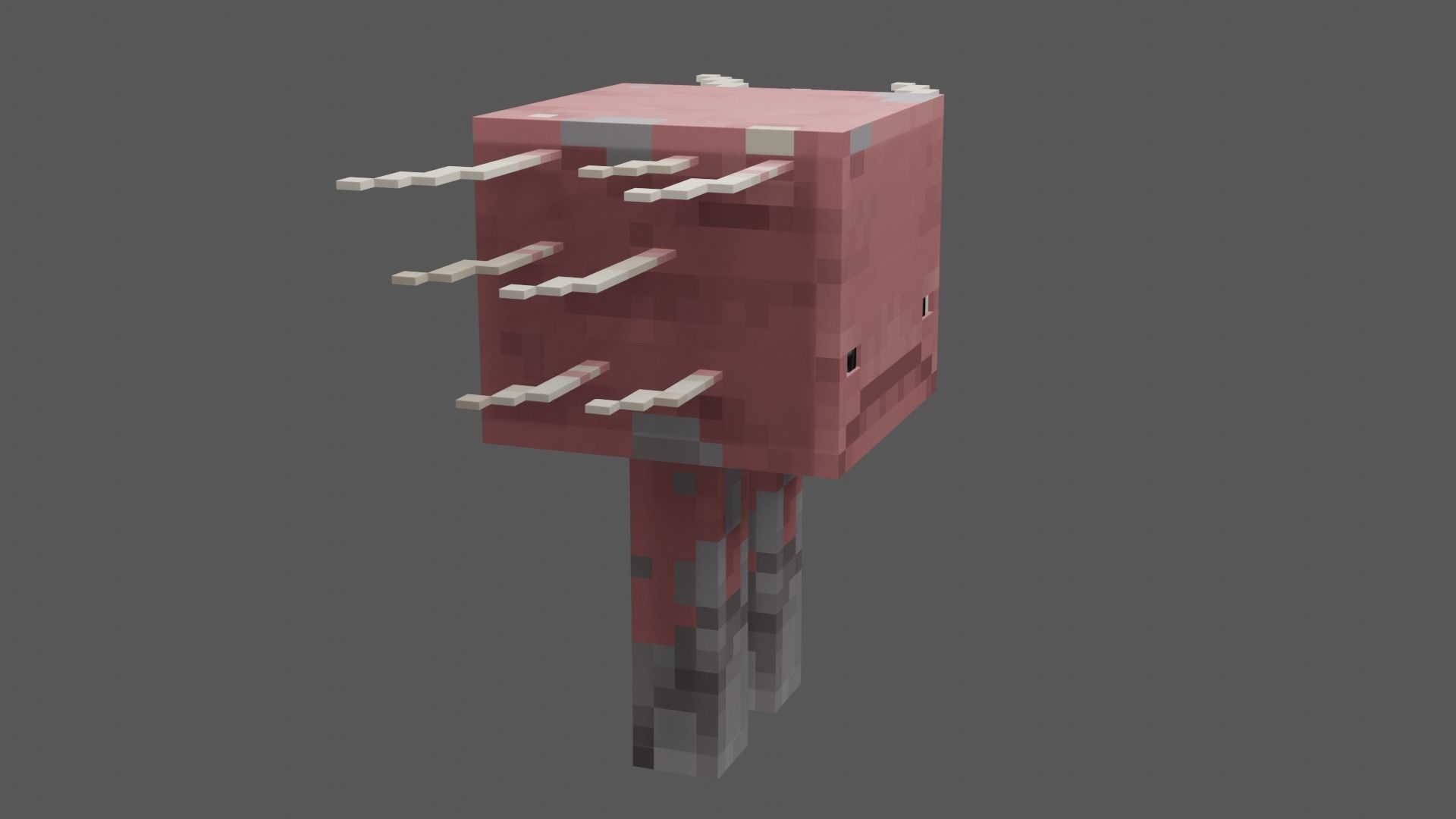 3D model Minecraft Strider VR / AR / low-poly | CGTrader