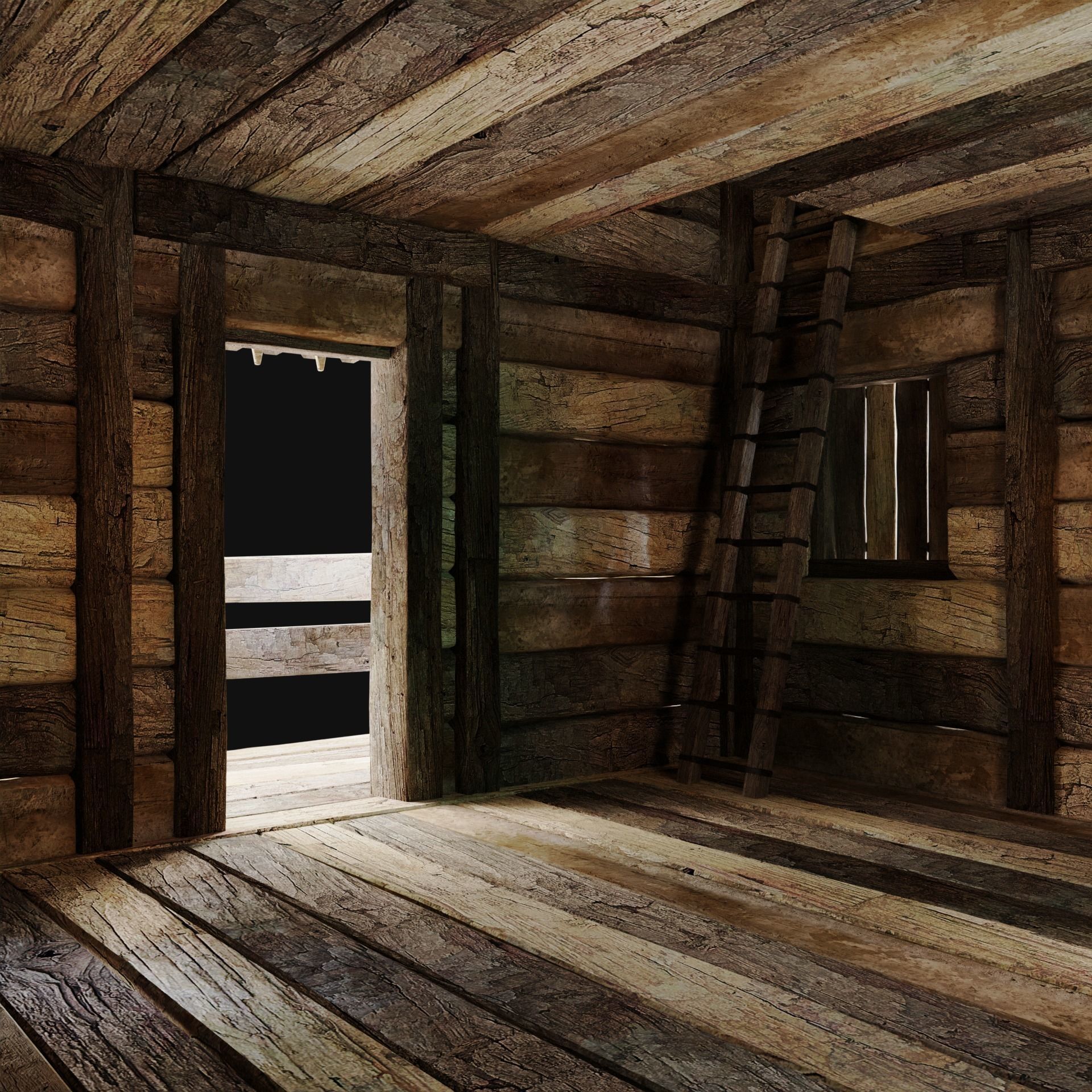 3D model FEUDAL JAPAN CHINESE TOWER DOJO WATCHTOWER SAMURAI NINJA PACK ...