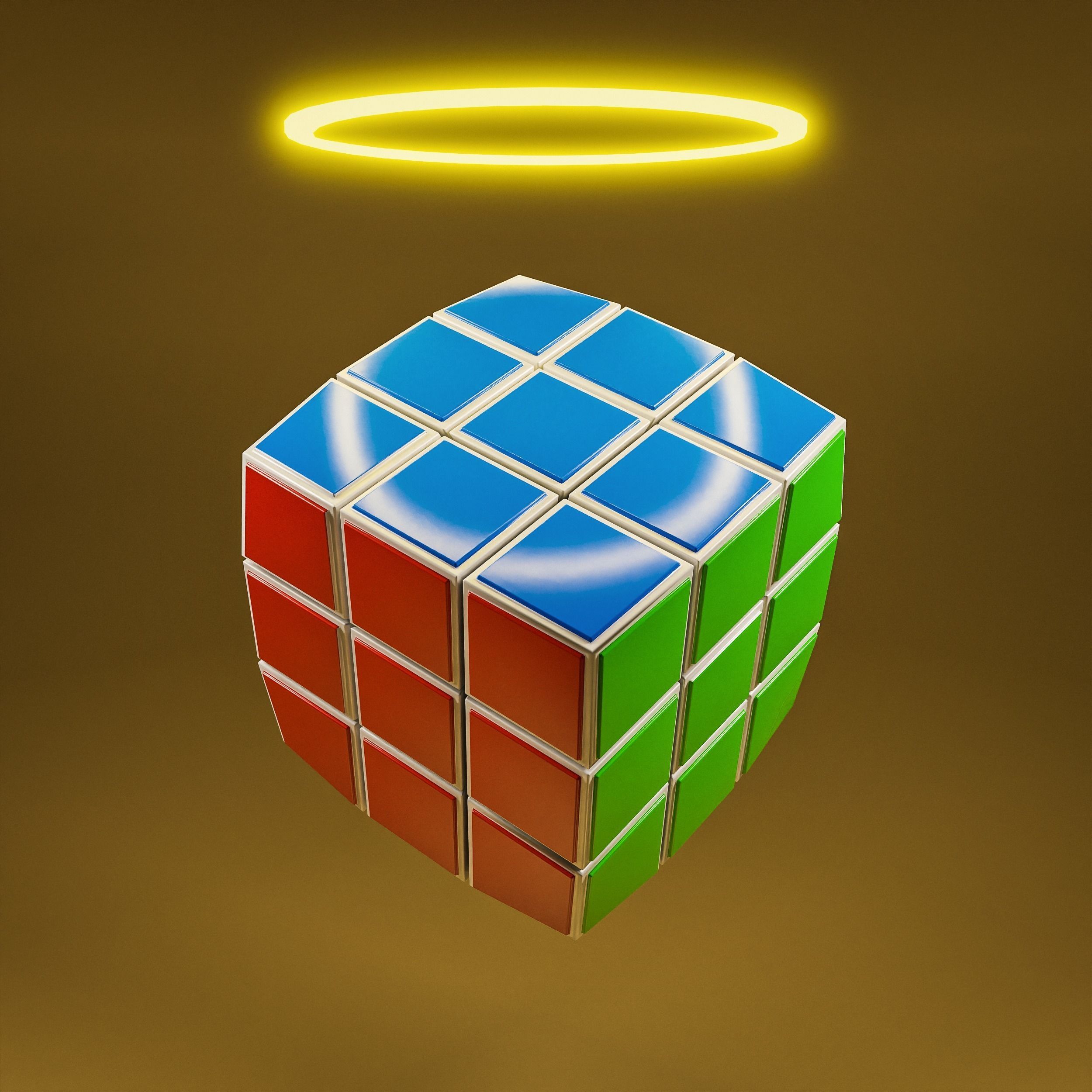 rubiks cube free 3D model | CGTrader