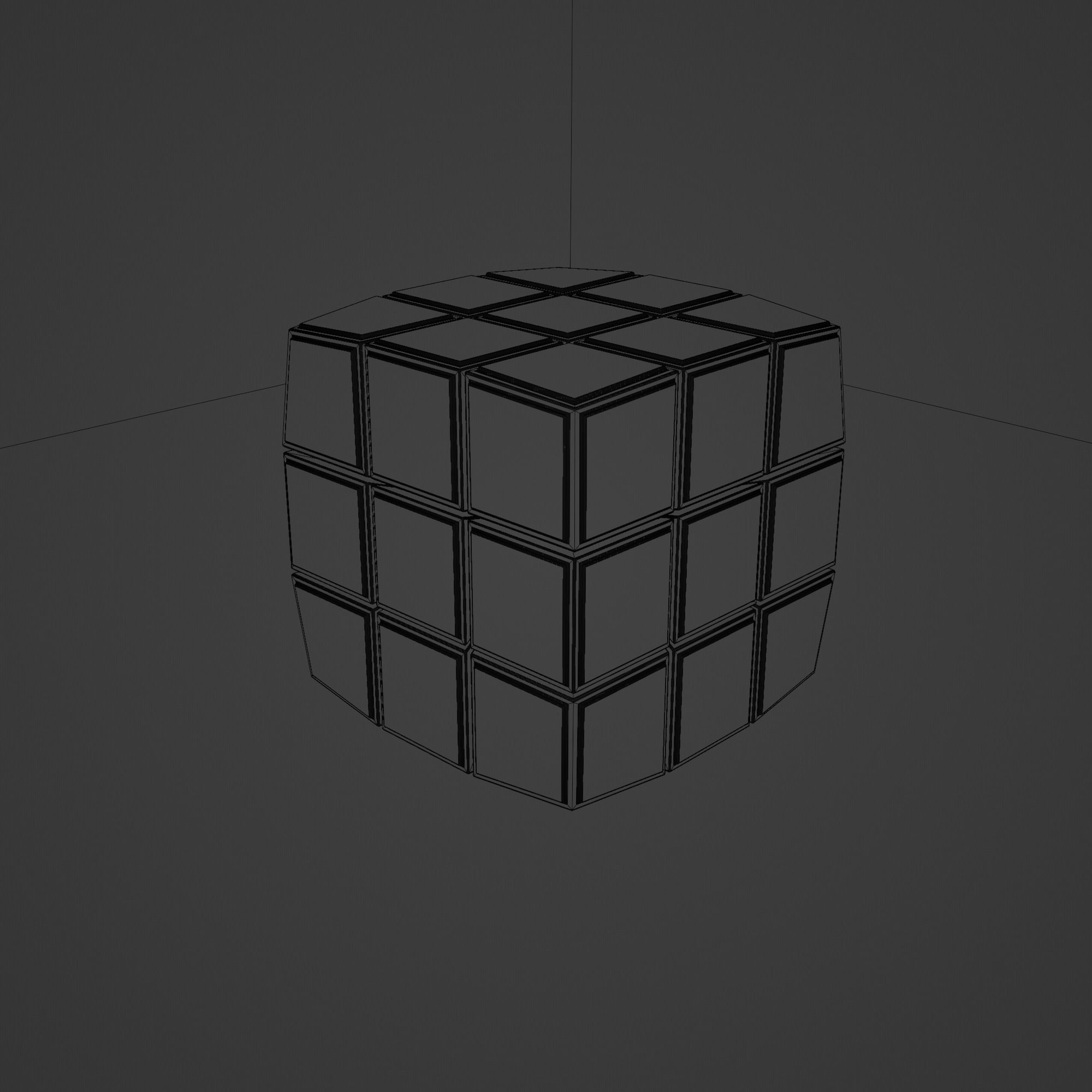 rubiks cube free 3D model | CGTrader