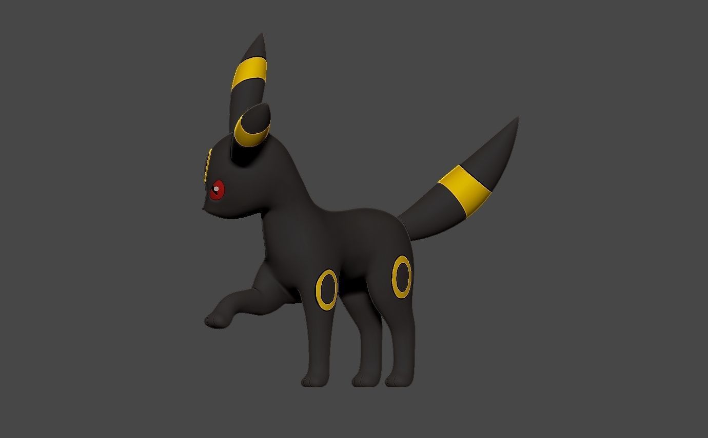 Pokemon umbreon 3D model 3D printable | CGTrader