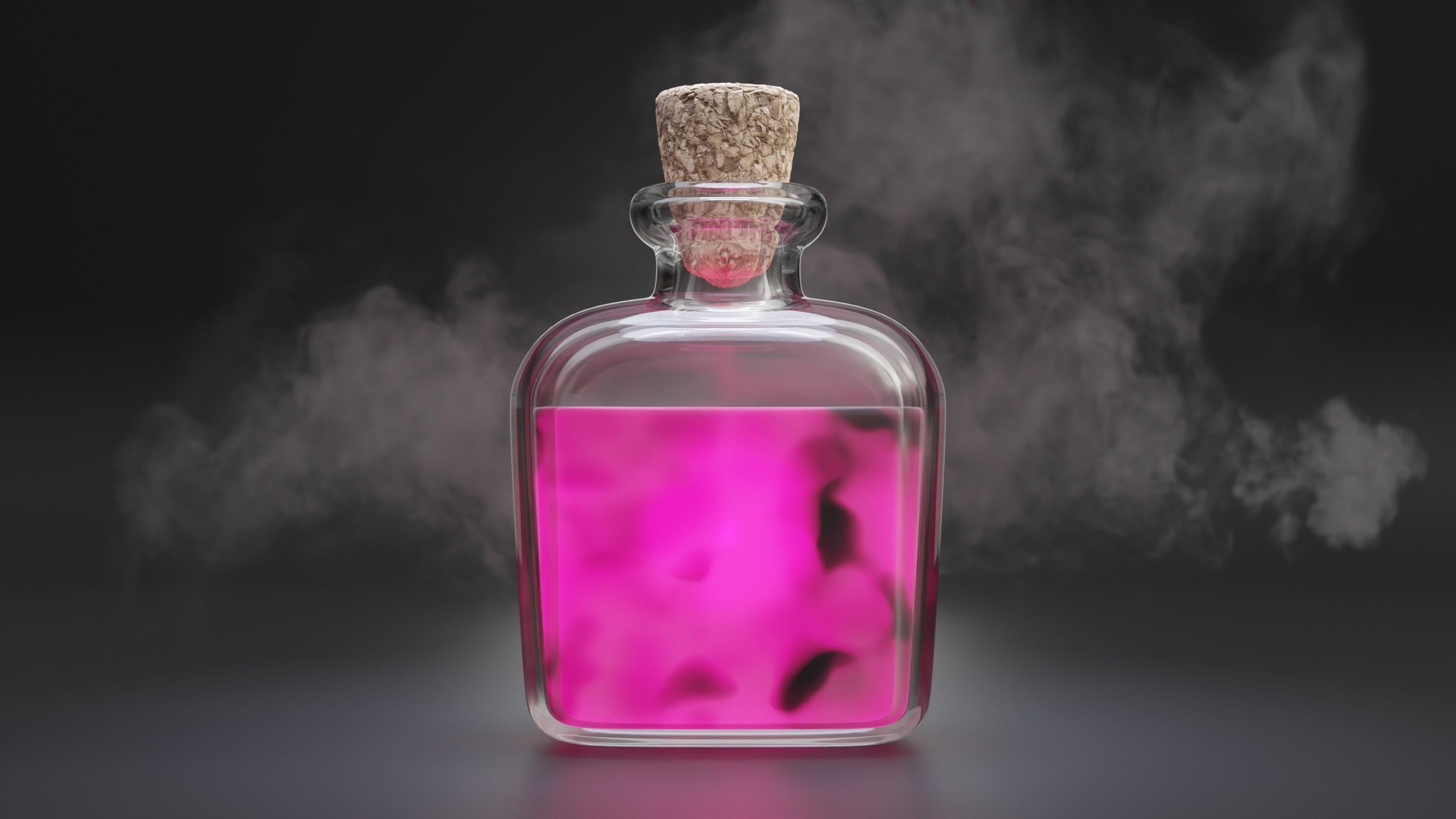 Wizard Magic Potion Bottles SET 1 3D model | CGTrader