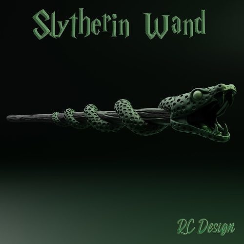 Wand Slytherin Harry Potter 3D model 3D printable | CGTrader
