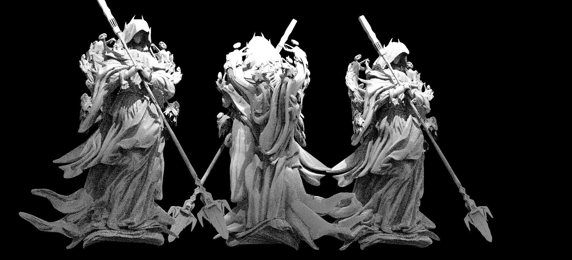 Kharon the Ferryman 3D model | CGTrader