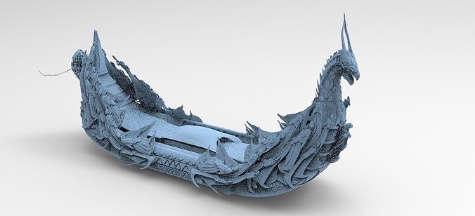 Kharon the Ferryman boat 1 3D model | CGTrader